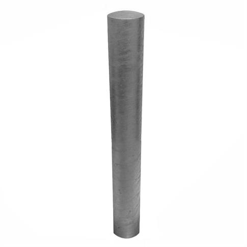 114mm galvanised steel bollard - root fix - (BO10.MS1) | Barricade Ltd