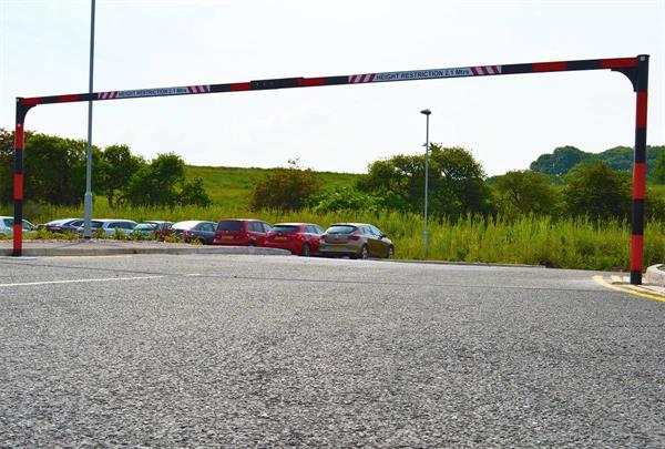 Fixed height restriction barrier - (BA1.HR4) | Barricade Ltd